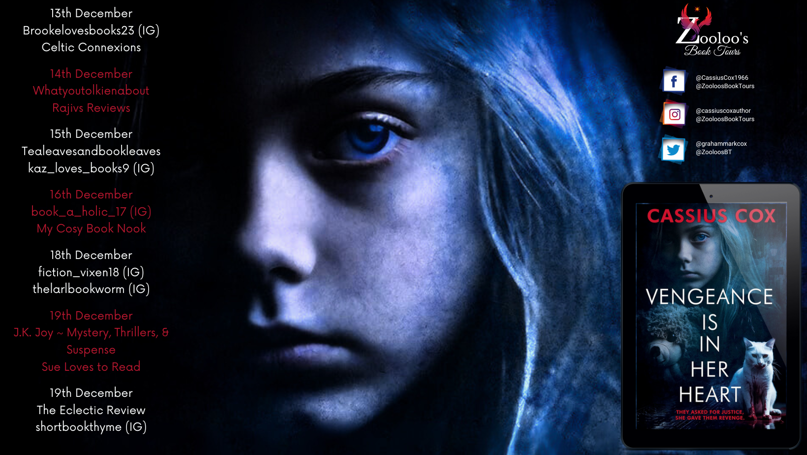 #bookreviewtour ~ Vengeance Is In Her Heart by Cassius Cox ...