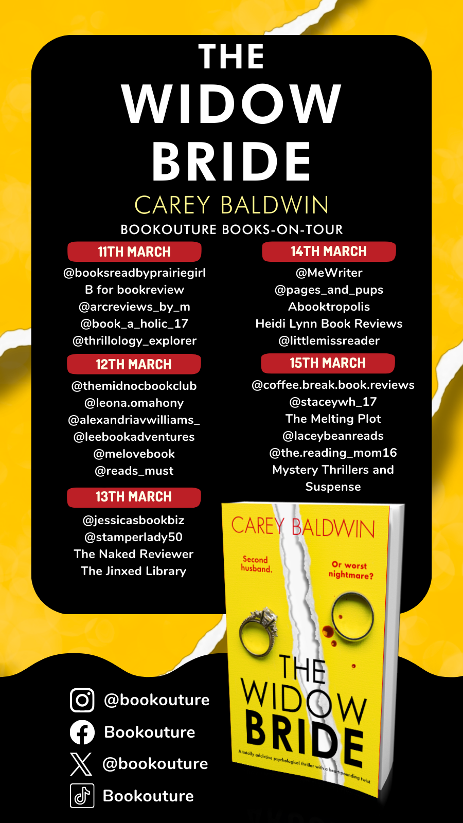 #BookReviewTour ~ The Widow Bride by Carey Baldwin @CareyBaldwin ...