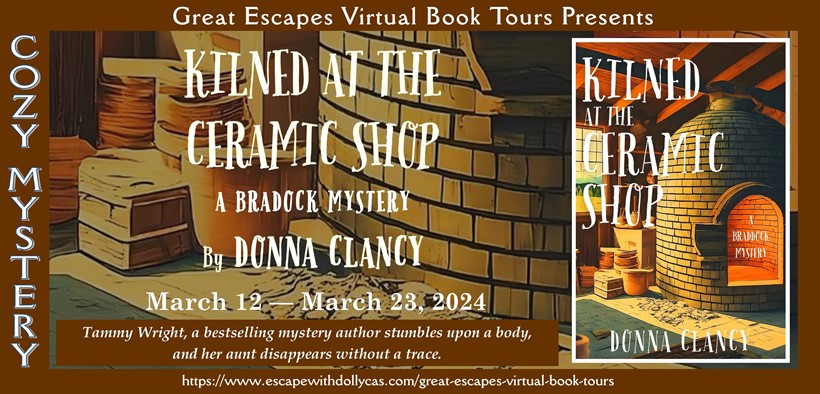 #BlogTour ~ Kilned at the Ceramic Shop by Donna Clancy @dollycas